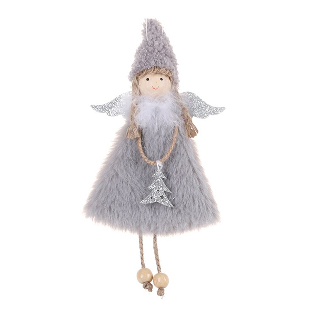 Jaar Leuke Kerst Engel Pop Xmas Tree Ornament Noel... – Grandado