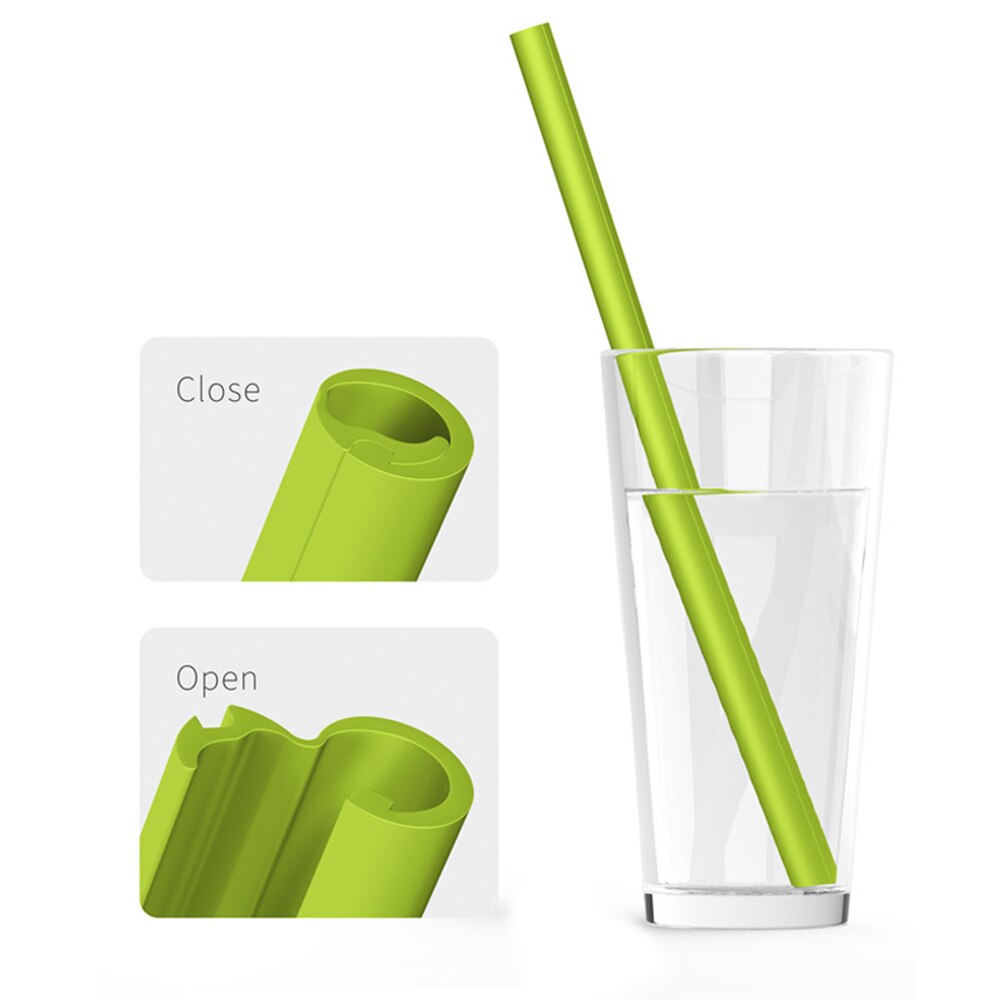 Reusable Soft Silicone Straws Detachable Folding S... – Grandado