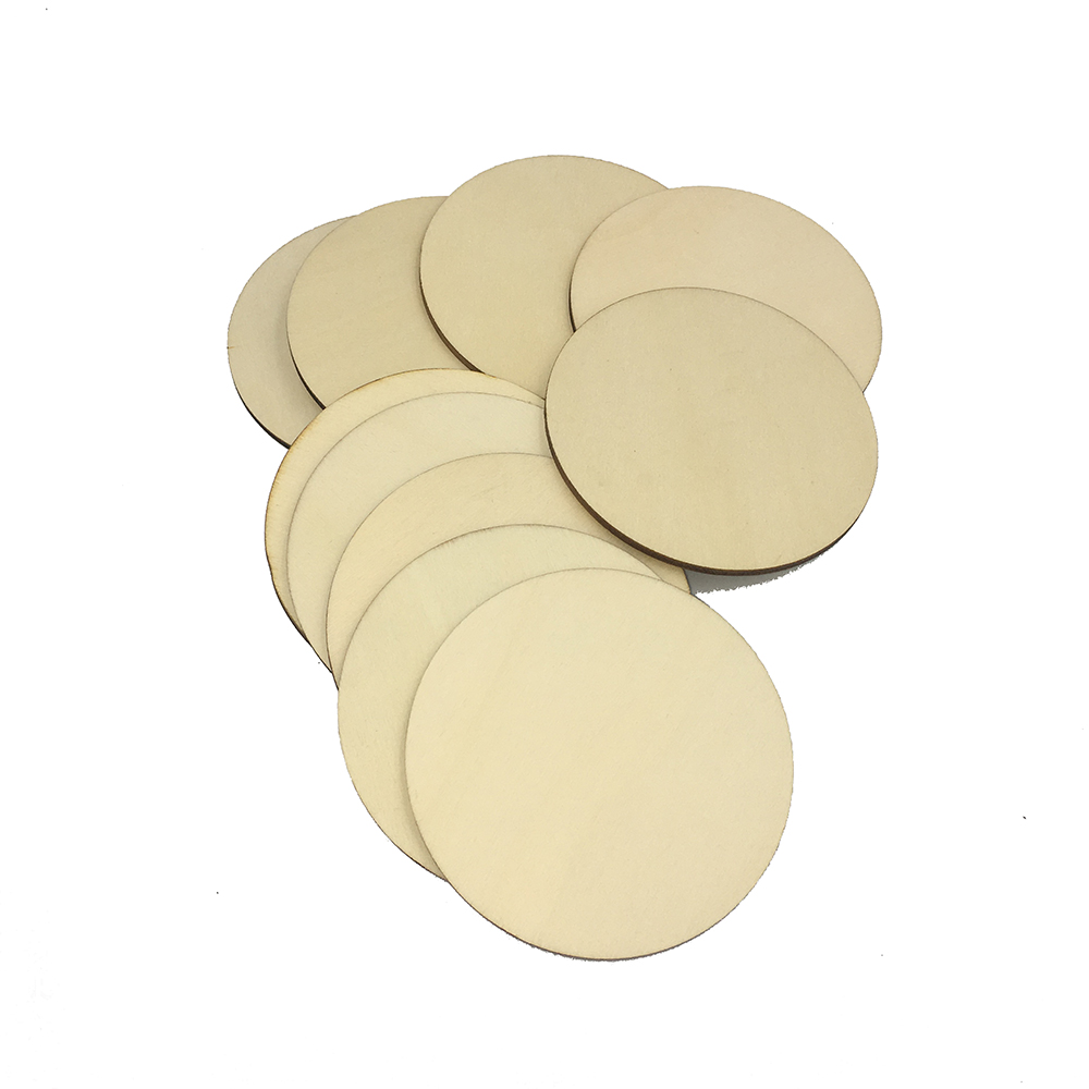 10-80mm Unfinished Ronde Hout Cirkel Uitsparing vo... – Vicedeal