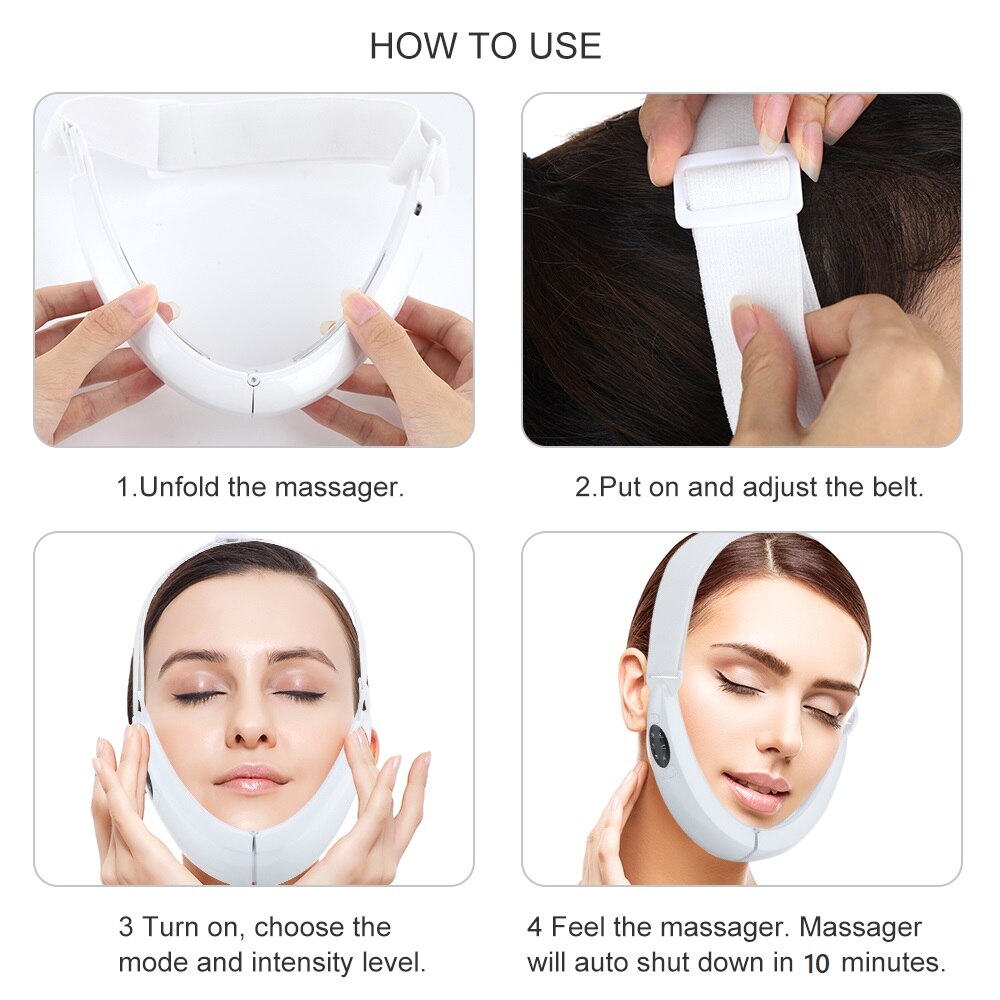 V-shape Face Lifter Face Double Chin Slimming Mass... – Grandado