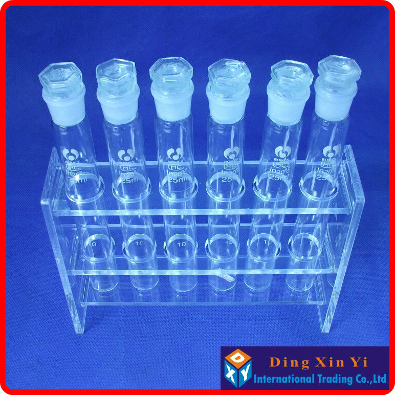 Lab 25mlx6 Organic glass colorimetric tube rack+6 ... – Grandado