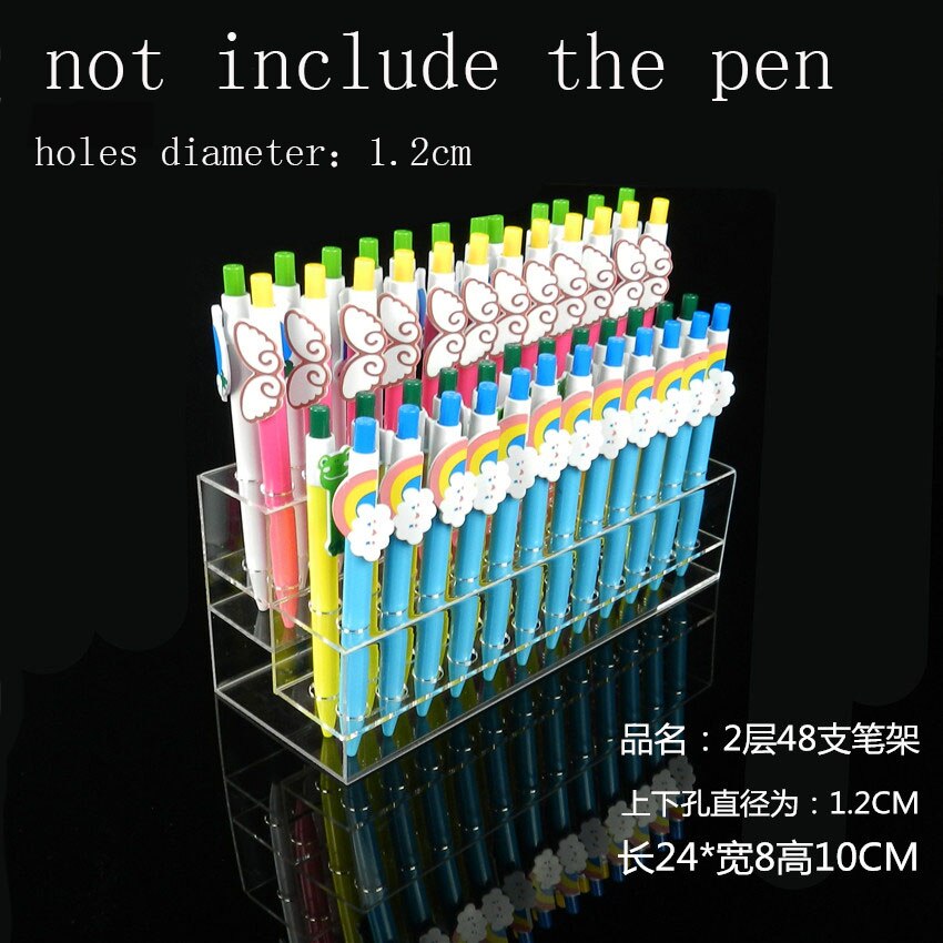 2 layer 48holes Plastic Eyebrow Pencil Pen Holder ... – Vicedeal