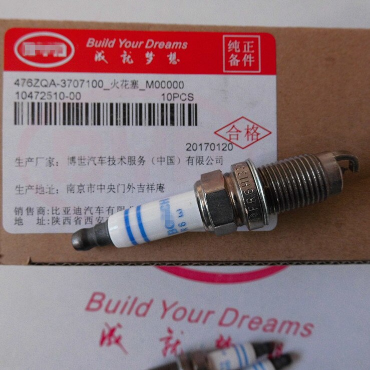 4pcs/set Engine Spark plug for BYD G6 S6 G5 S7 F5 ... – Grandado
