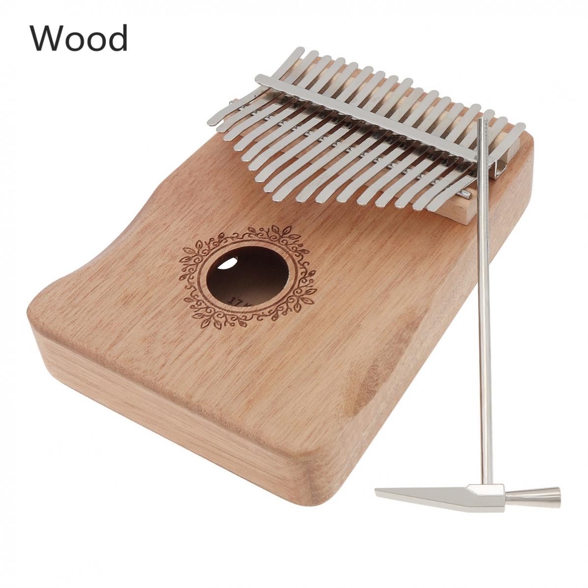 Thumb Piano 17 Keys Kalimba Thumb Piano Mahogany w... – Grandado