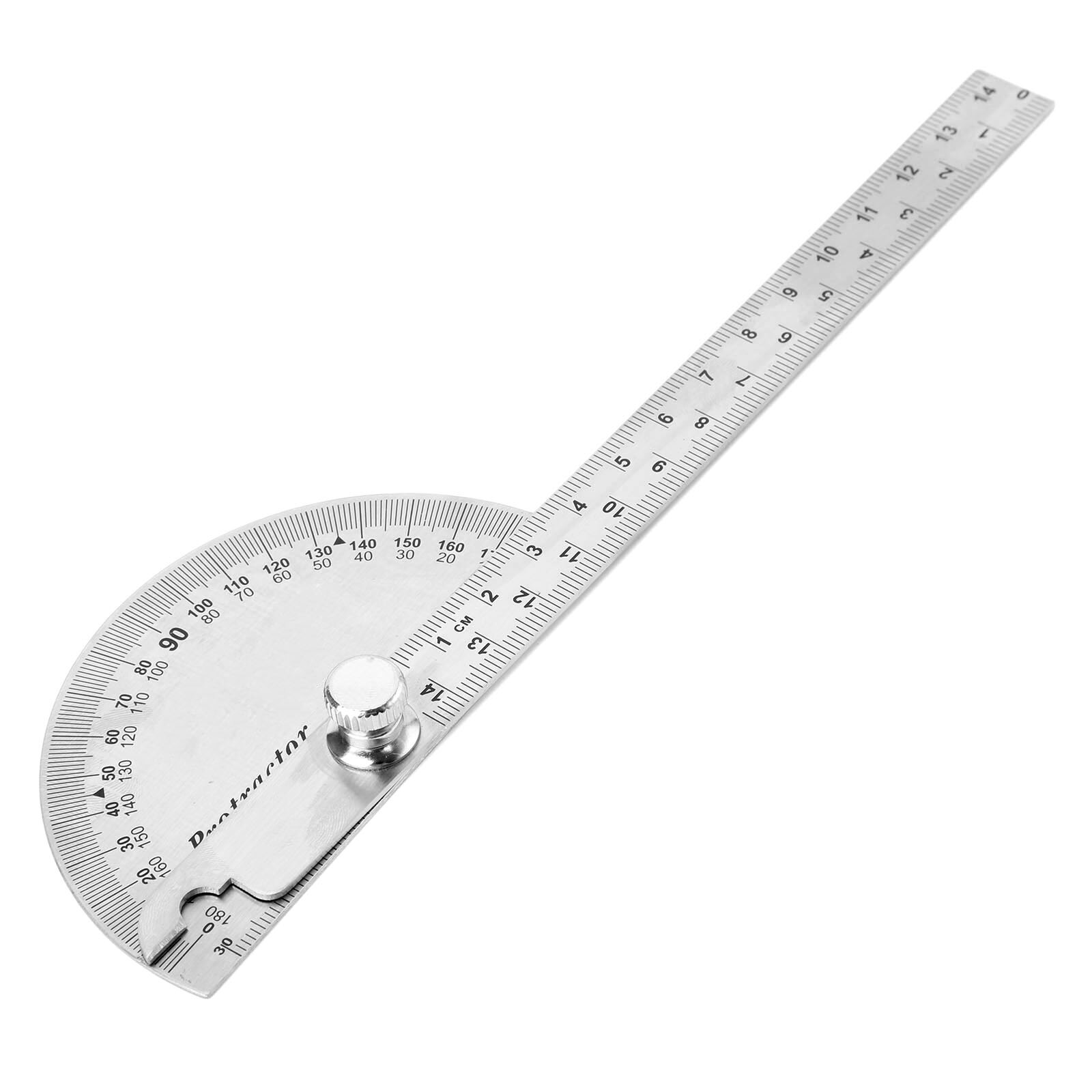DRELD 180 Degree Angle Ruler Stainless Steel Protr... – Vicedeal