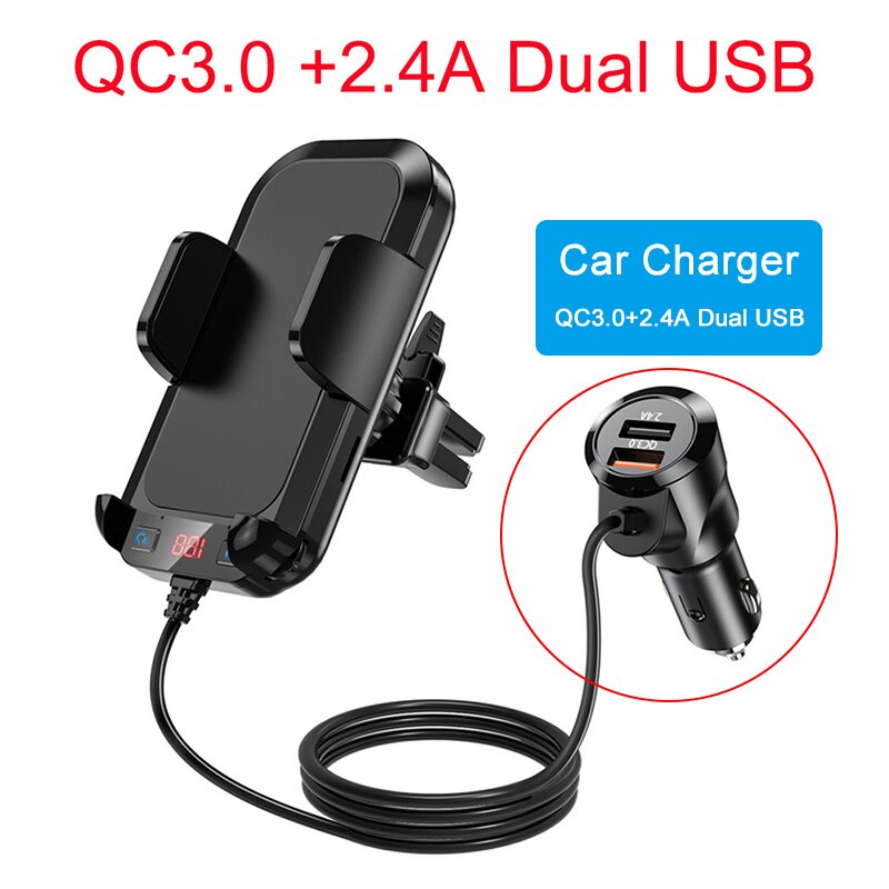 Car Air Vent FM modulator Bluetooth 5.0 Handsfre L... – Grandado