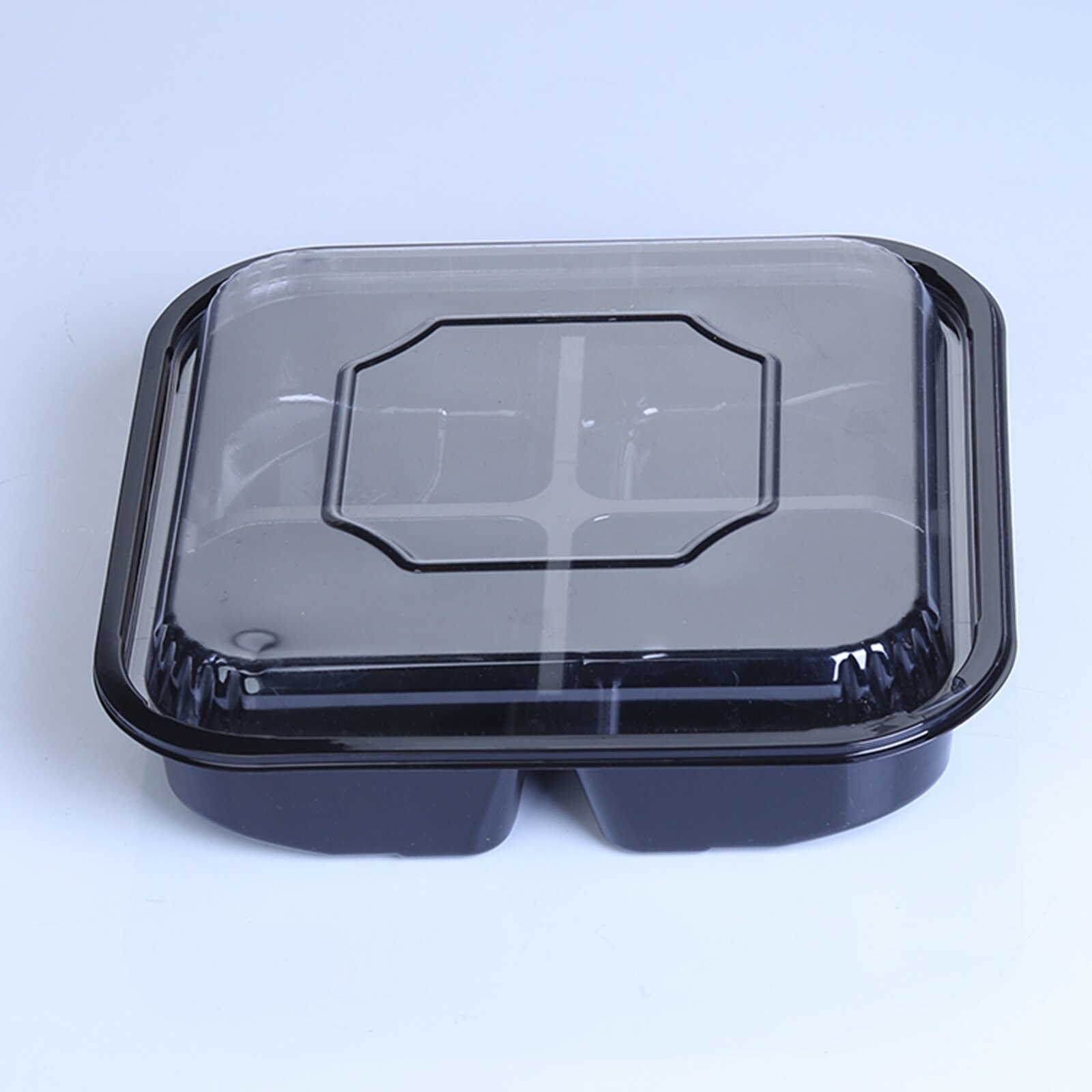 Disposable Plastic Square Four-cell Salad Box with... – Vicedeal