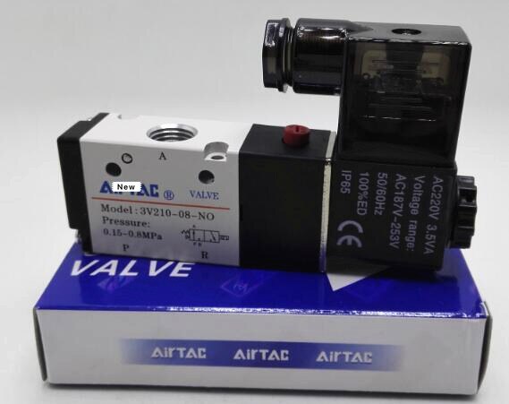 Solenoid valve 3V210-08-NO DC24V two position thre... – Grandado