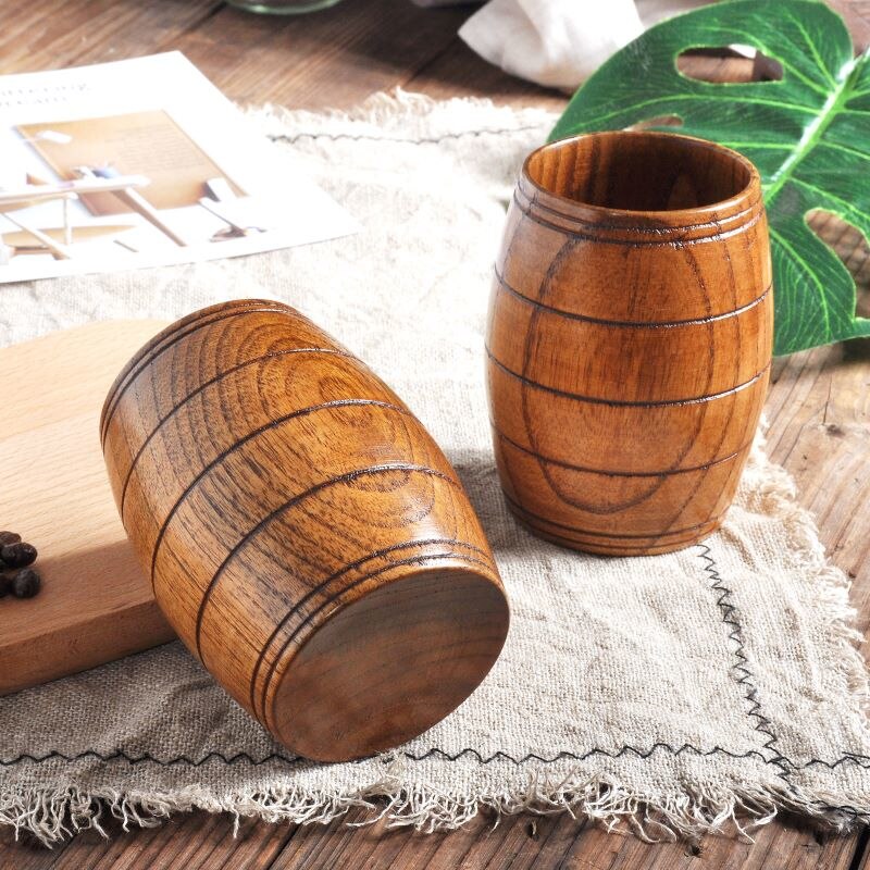 175ml Wooden Handmade Cup Japanese-style Log Makin... – Grandado