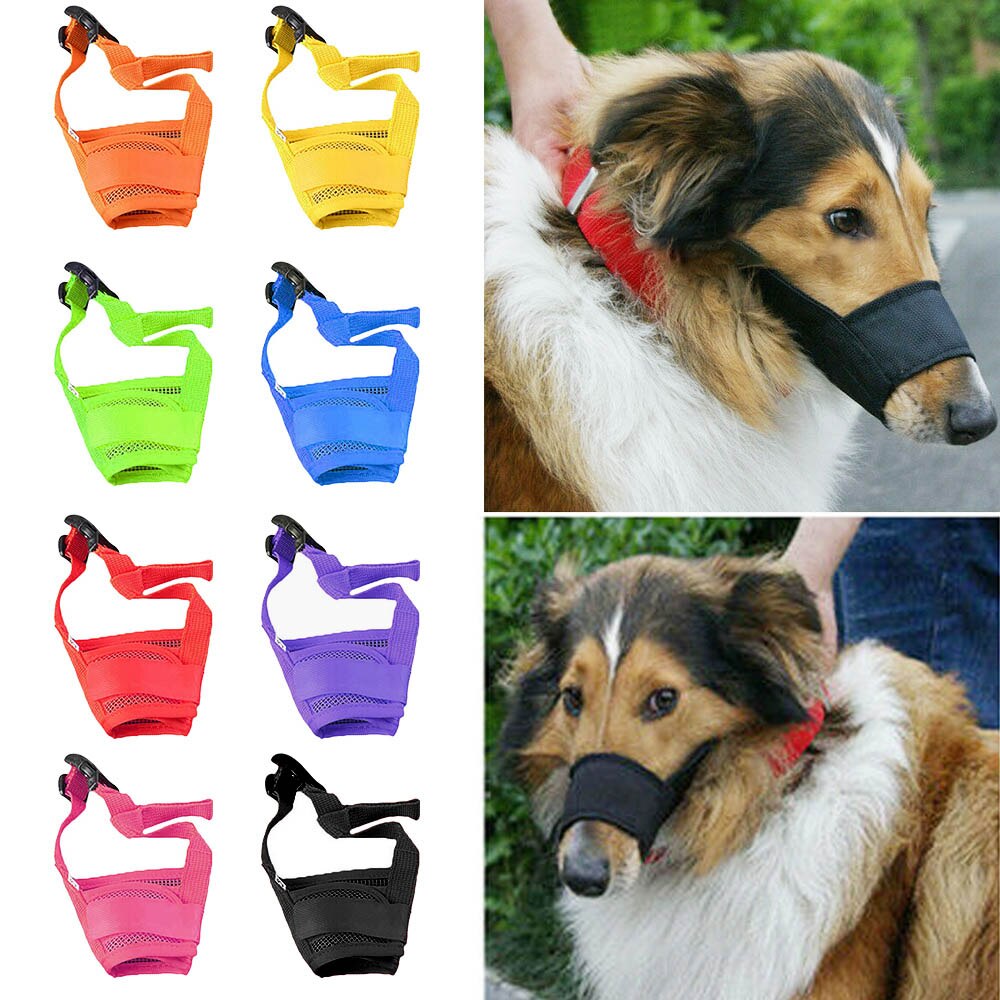 Mesh Pet Muzzle Convenient Durability Dog Anti-bit... – Grandado