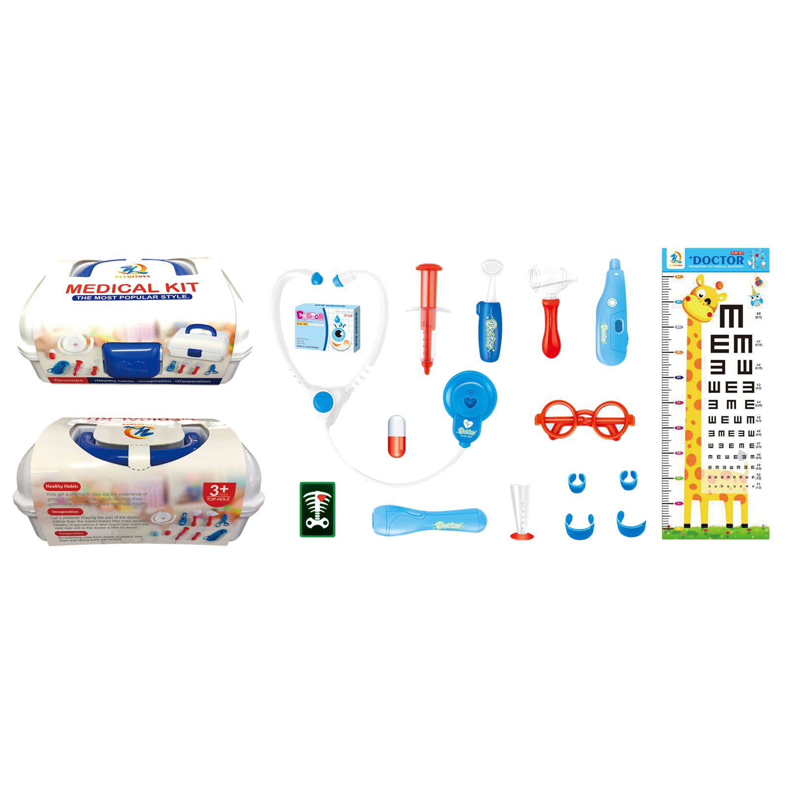 Kids Pretend Play Doctor Educationa Toys Kit Eye C... – Grandado