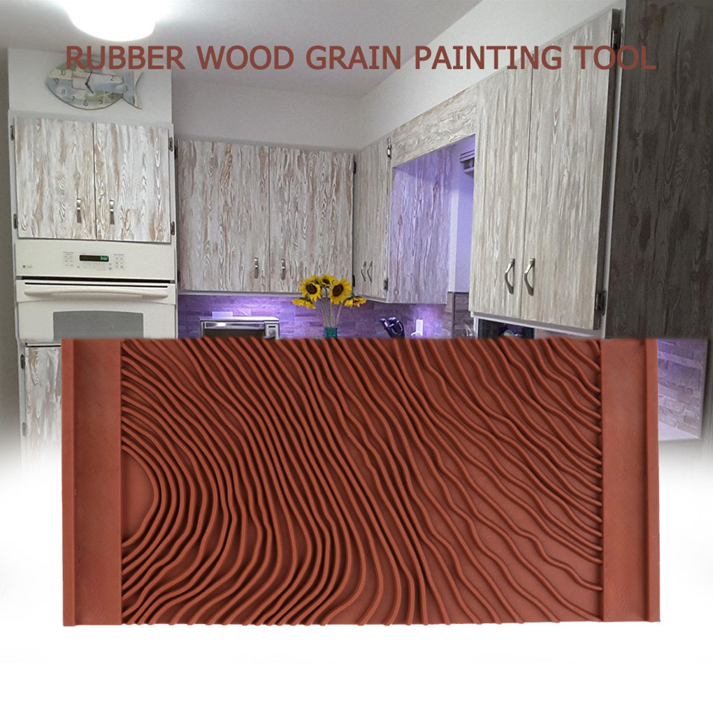 Rubber Wood Grain Painting Tool Paint Mold Coffee ... – Grandado