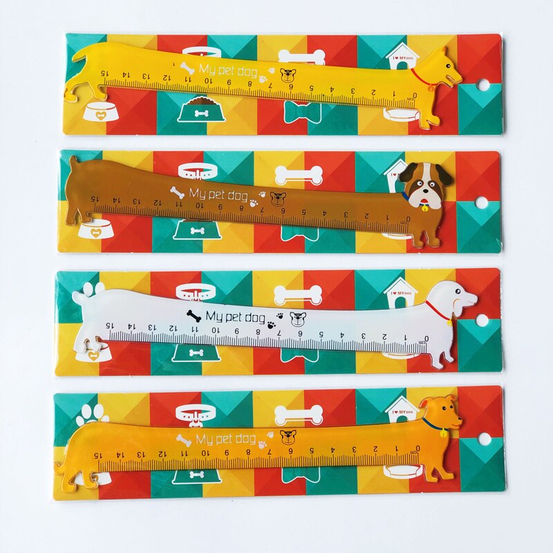 1PC Kawaii Puppy Dog 15CM Plastic Straight Ruler M... – Vicedeal