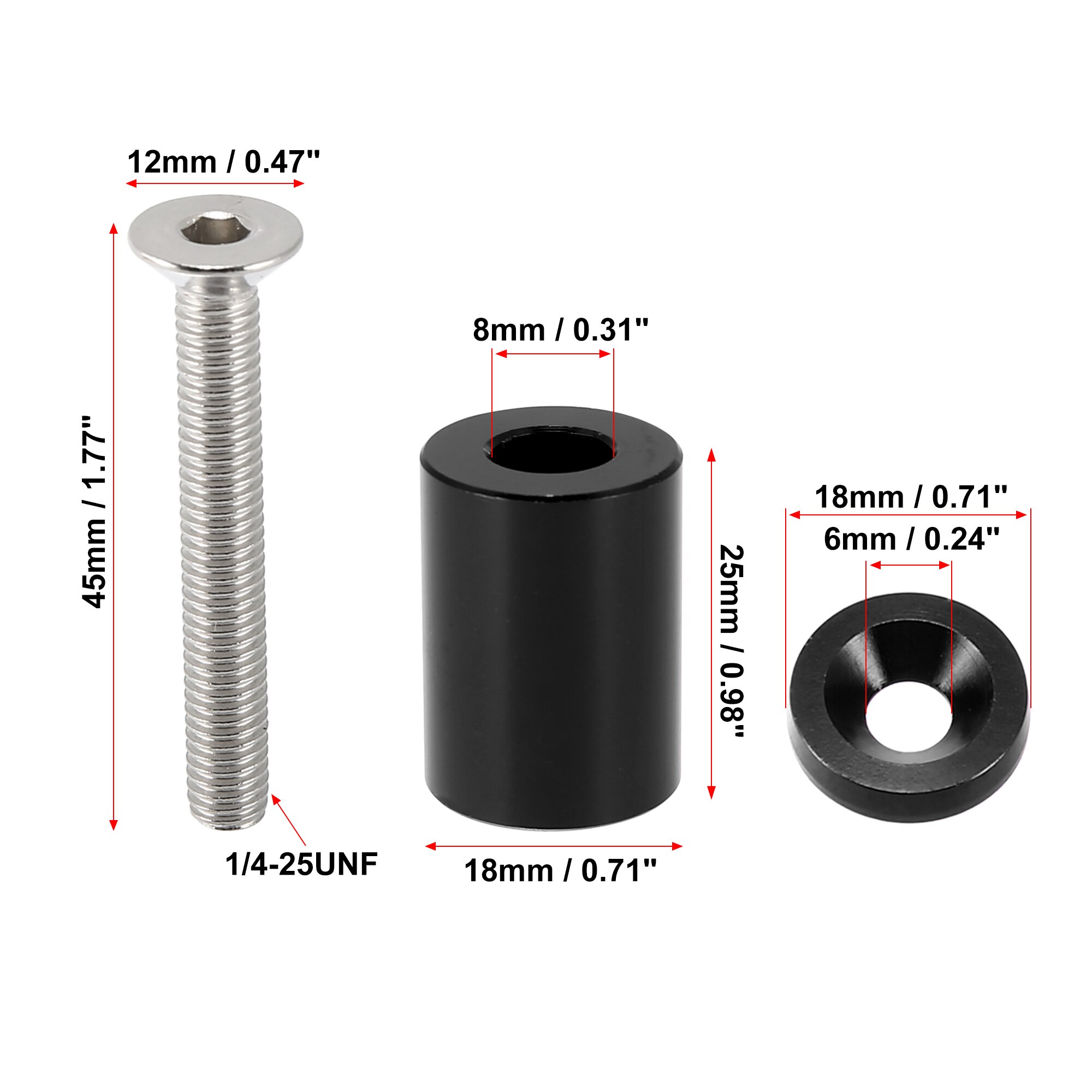 X Autohaux Auto Motor Kap Vent Spacer Riser Alumin... – Grandado