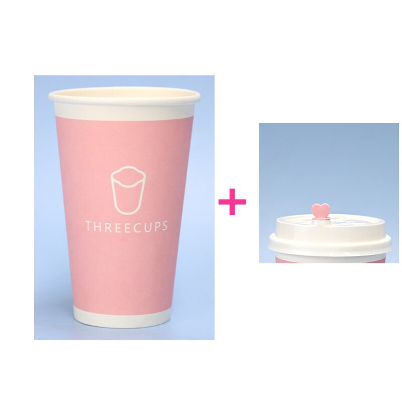 50pcs 300ml/400ml/500ml Disposable coffee cup cute... – Vicedeal