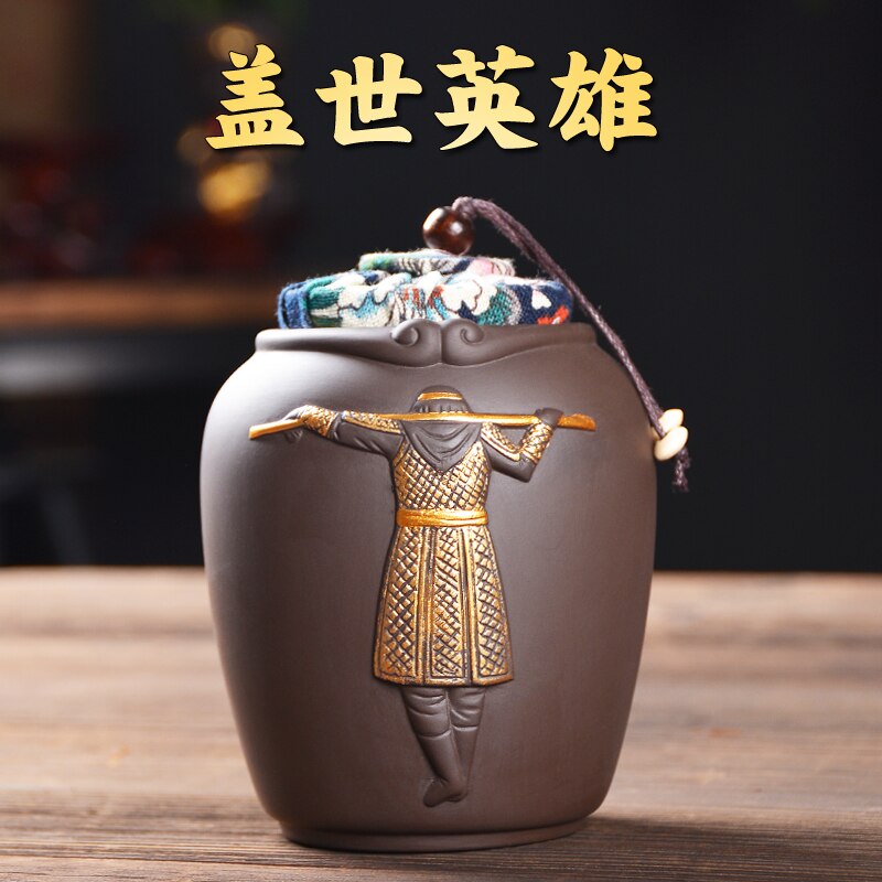 Retro purple sand teapot Sun Wukong household smal... – Grandado