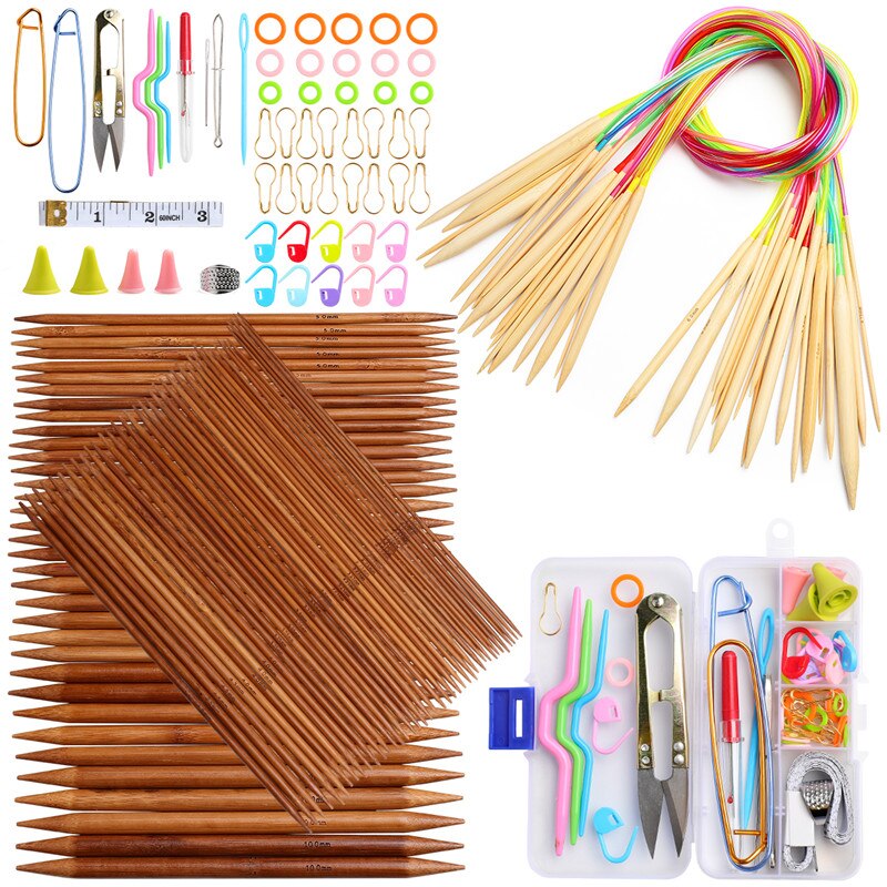 18 Styles Crochet Needle Hook Set With Yarn Knitti... – Grandado