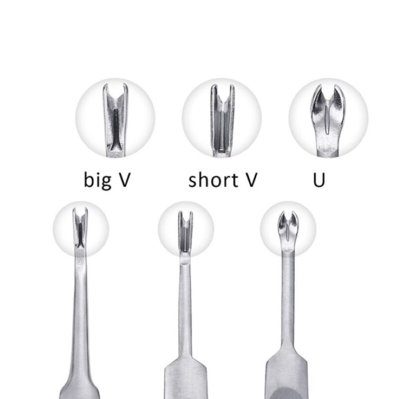 DIY Handmade Leather Craft U+V Shaped Groover Skiv... – Grandado