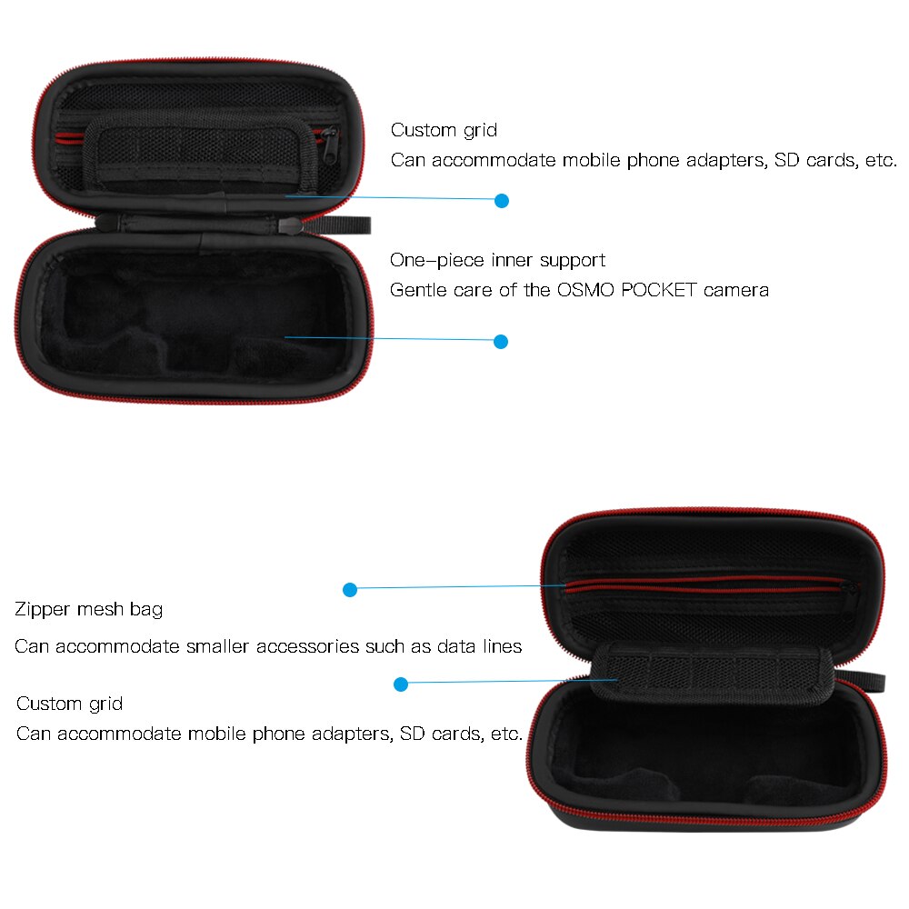 DJI OSMO Pocket Bag PU Waterproof Mini Carrying Ca... – Vicedeal