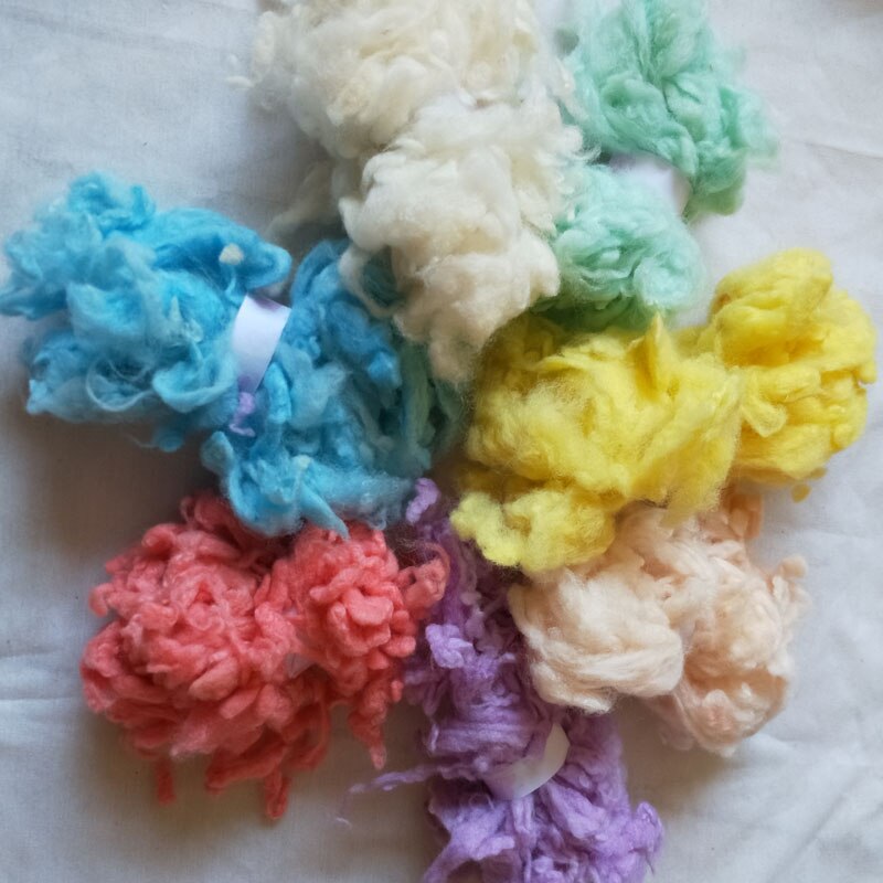 WFPFBEC alpaca curly wool FIBER for wool felt 70g ... – Grandado