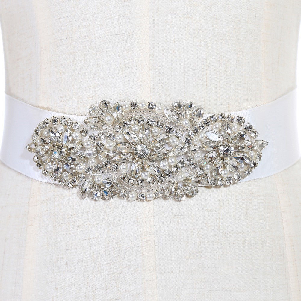 Bridal Belts with Crystals Bridal Wedding Accessor... – Vicedeal