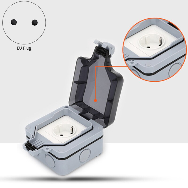 IP66 Weatherproof Waterproof Outdoor Wall Power So... – Grandado