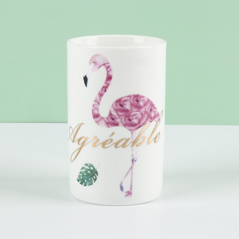 18 Kleuren Keramische Mok Koffie Marmer Flamingo M... – Vicedeal