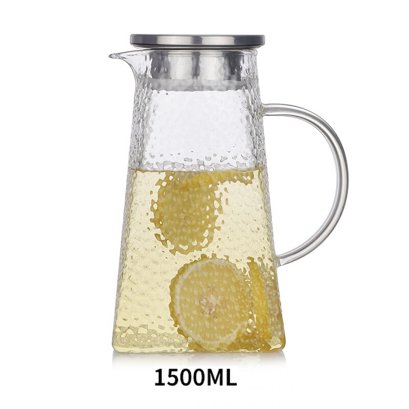 1200Ml/1500Ml/1800Ml Transparant Glas Wasser Krug ... – Grandado