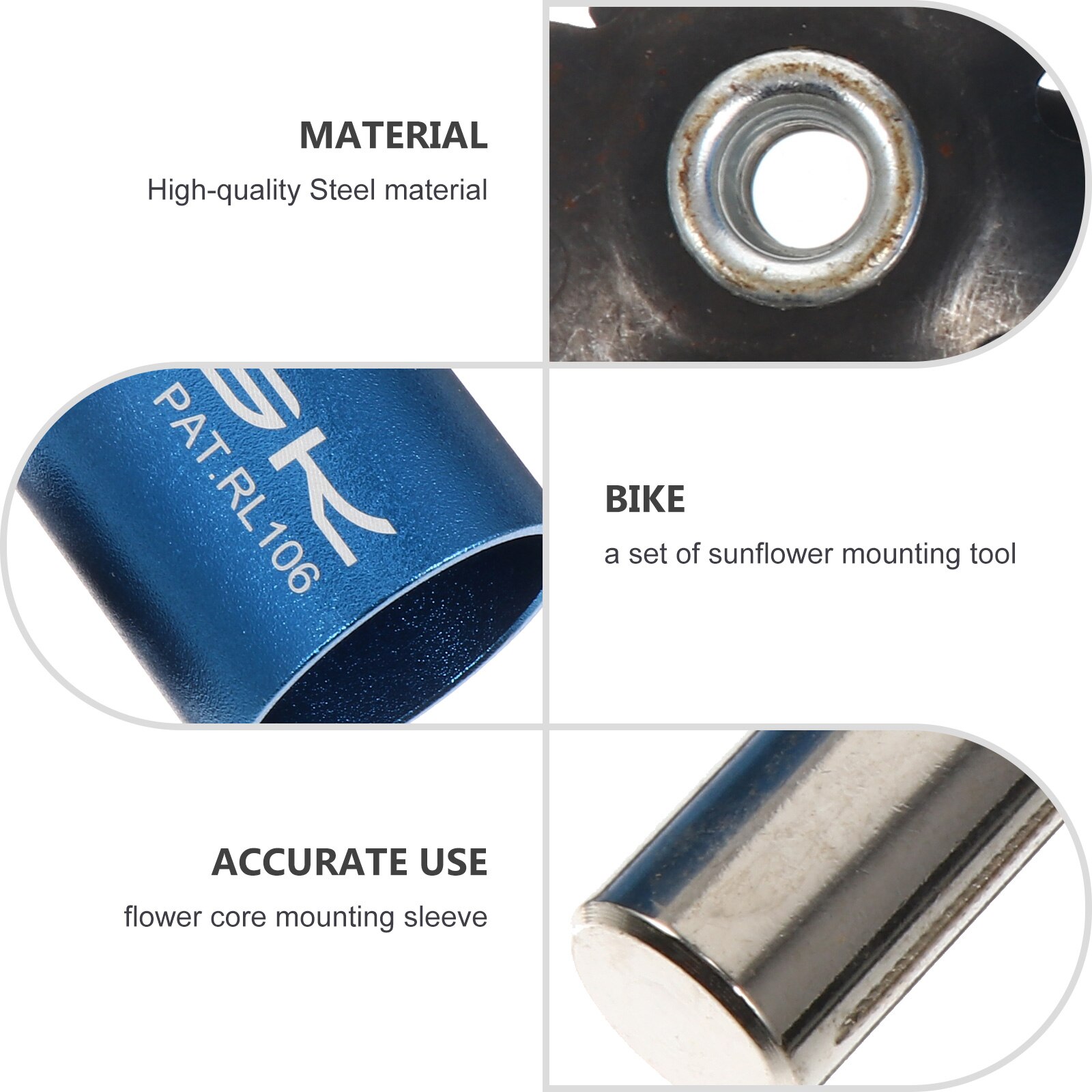 1 Set of Steel Flower-core Installation Tool Sunfl... – Grandado