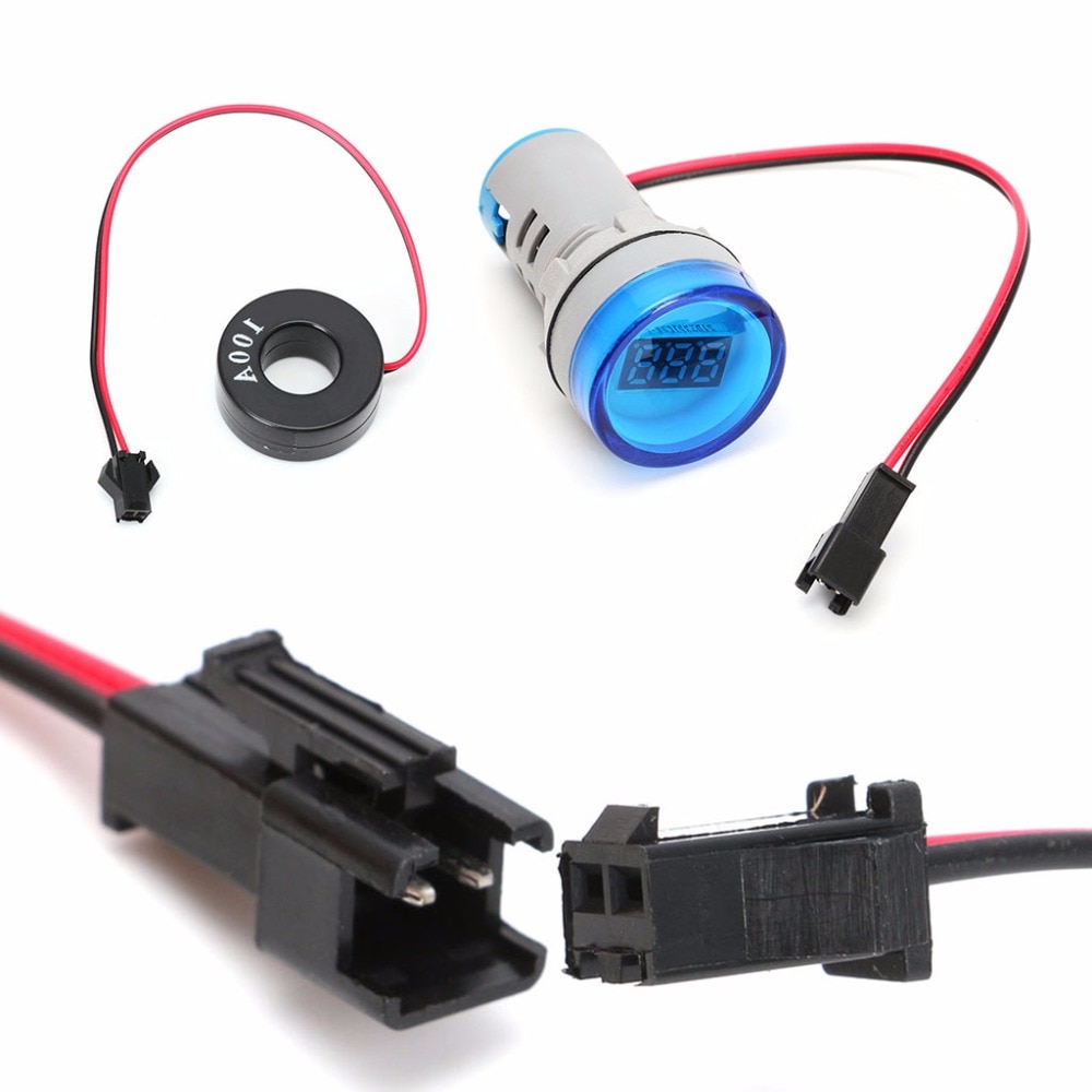 AC 220V 0-100A Digital Ammeter 22mm Display Monito... – Vicedeal