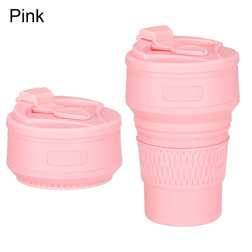 350ML Coffee Mugs Travel Collapsible Silicone Cup ... – Vicedeal