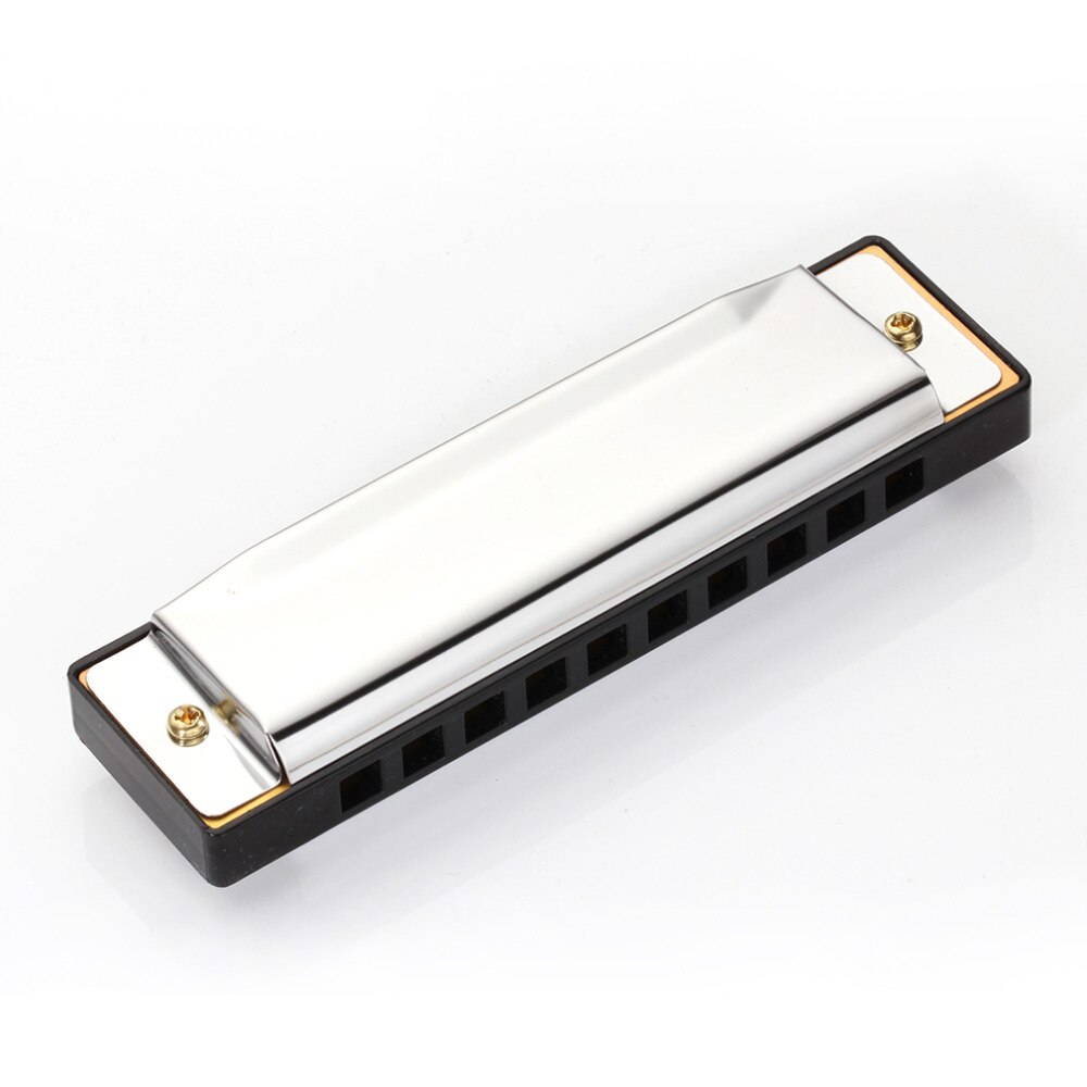 KONGSHENG Silver Swan Harmonica 10 Hole Key C Mout... – Grandado