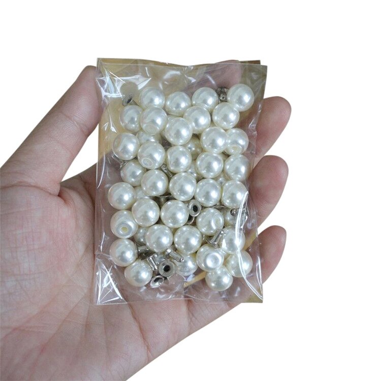 50Sets 10MM Color Imitation Pearl Rivets DIY Garme... – Grandado