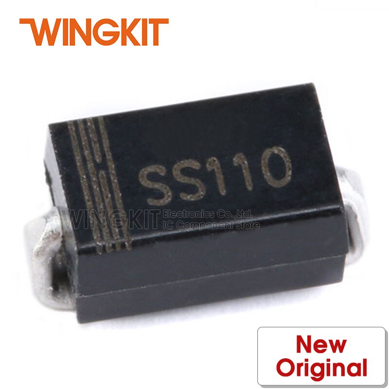 50PCS SS110 SMA SS11 SS1 110 DO-214AC/SMA Surface ... – Vicedeal
