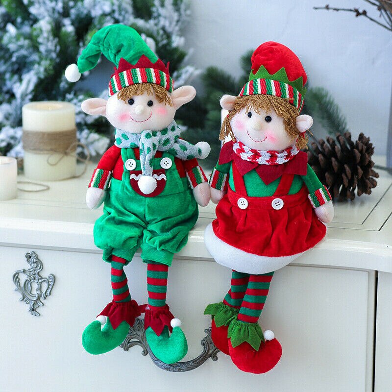 Large Plush Elf Elves Dolls Toys Christmas Tree Or... – Grandado