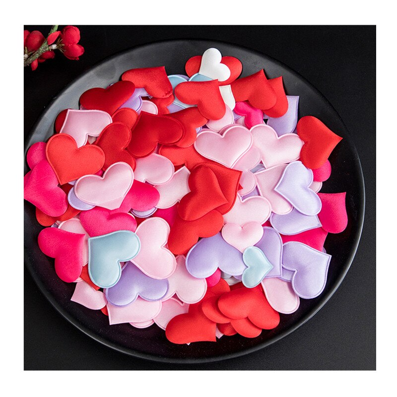BRIDAY 100Pcs 2cm Heart Confetti Wedding Decoratio... – Grandado