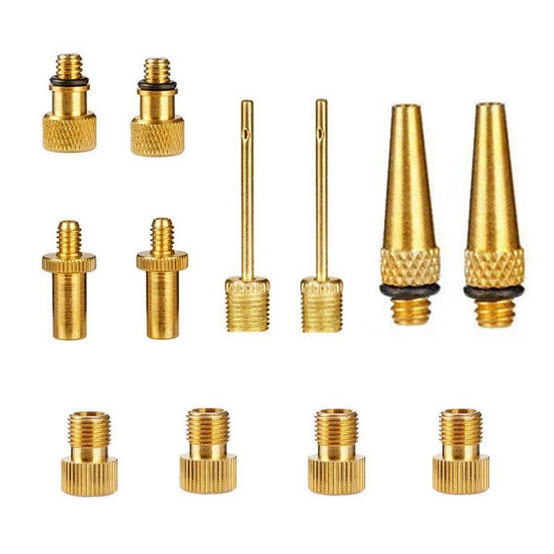 12pcs Bicycle Car Valve Adapter Kit Set for Air Co... – Grandado