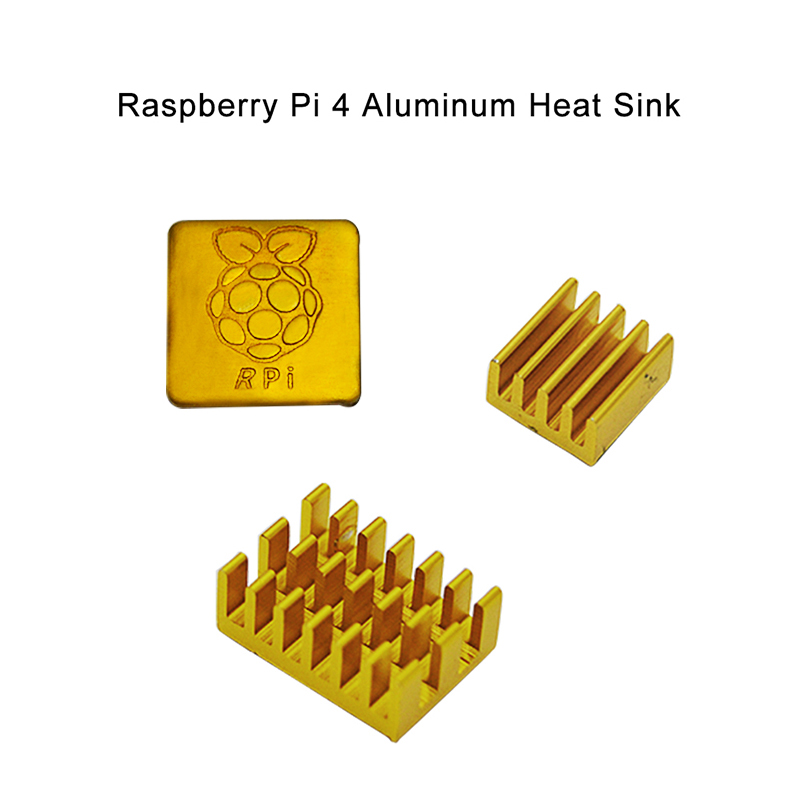Raspberry Pi 4 Heat Sink 3pcs Aluminum Heatsink Ra... – Vicedeal