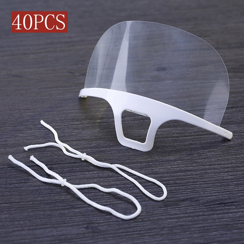 40Pcs/Set Transparent Masks Permanent Anti Fog Cat... – Vicedeal
