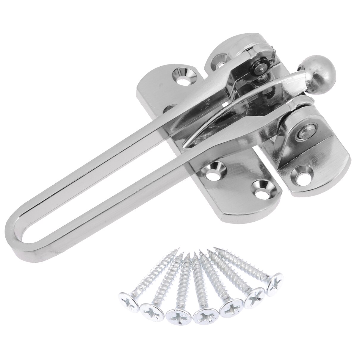 Metal Door Guard Restrictor Door Fastens Security ... – Vicedeal