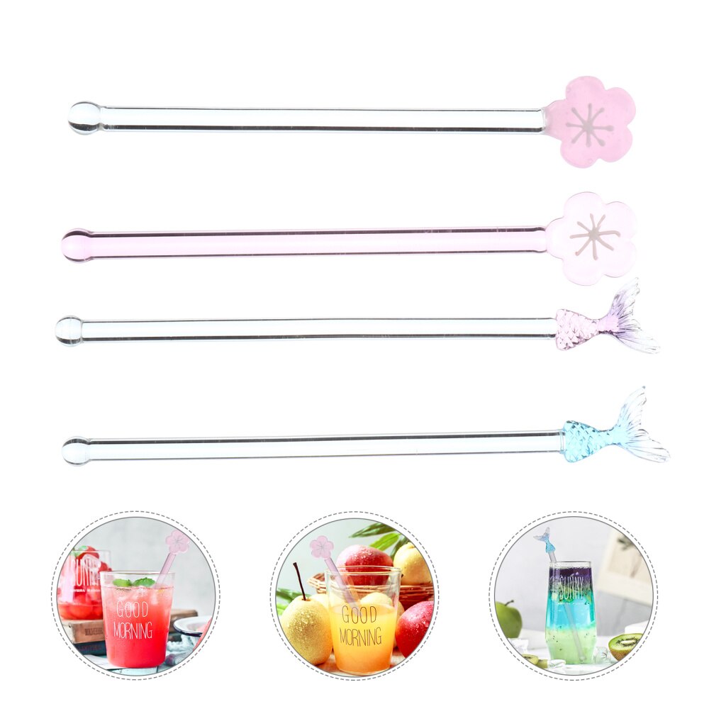 4Pcs Swizzle Sticks Household Bar Swizzle Sticks (... – Grandado