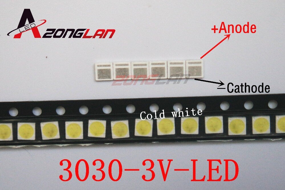 50PCS EVERLIGHT LED Backlight 1W 3030 3V Cool whit... – Vicedeal