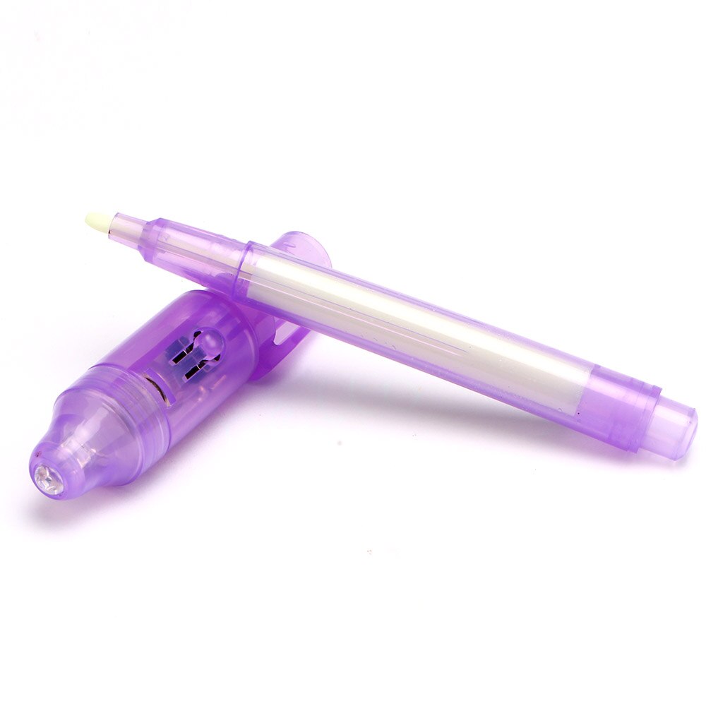 Magic Purple 2 In 1 UV Fluorescent pen Black Light... – Vicedeal