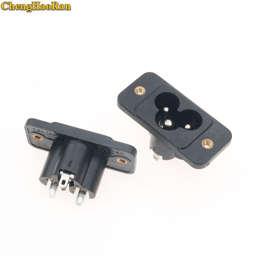 ChengHaoRan 1 PCS IEC 320 C6 stopcontact 3 pin AC ... – Grandado