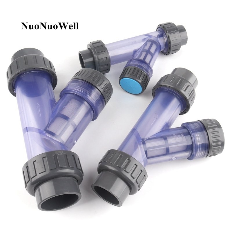 1pc Transparent UPVC Y-Type Filter Aquarium Fish T... – Grandado