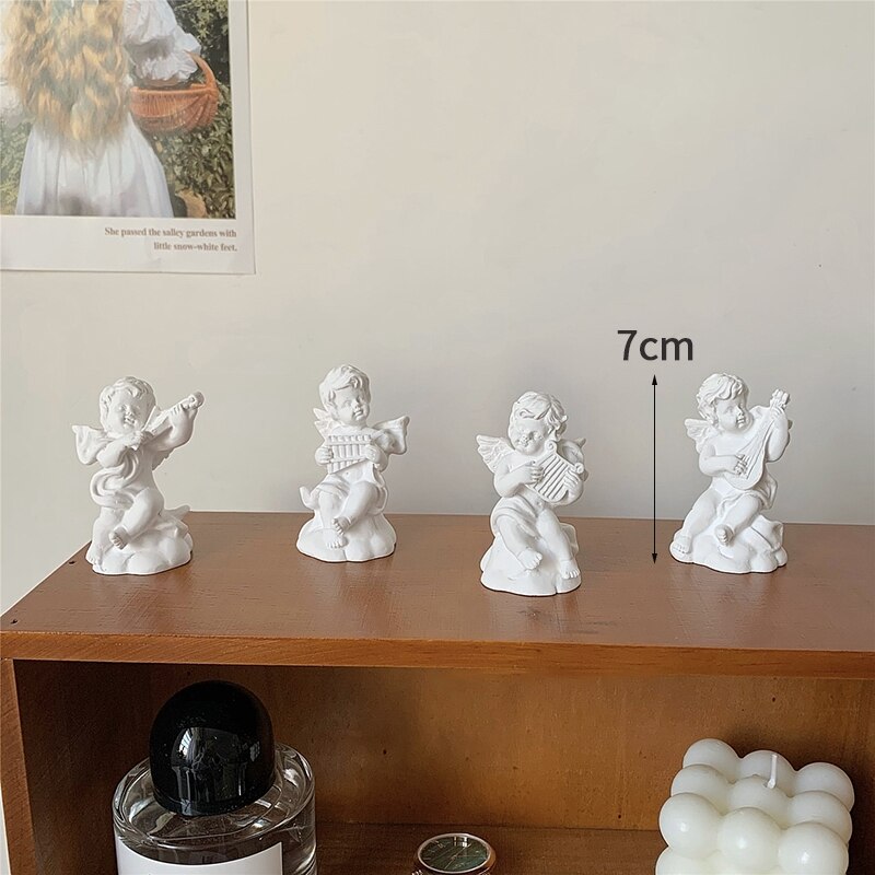 Ins Style Statue Mini Angels Resin Sculpture Cupid... – Grandado