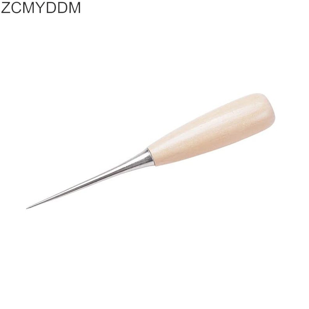 ZCMYDDM 1/3PCS Wood Handle Awl Leather Punching To... – Vicedeal