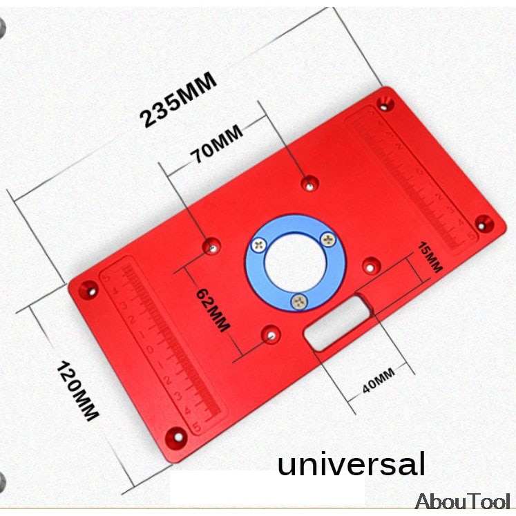 Universele Aluminium Router Tafel Insert Plaat Hou... – Vicedeal
