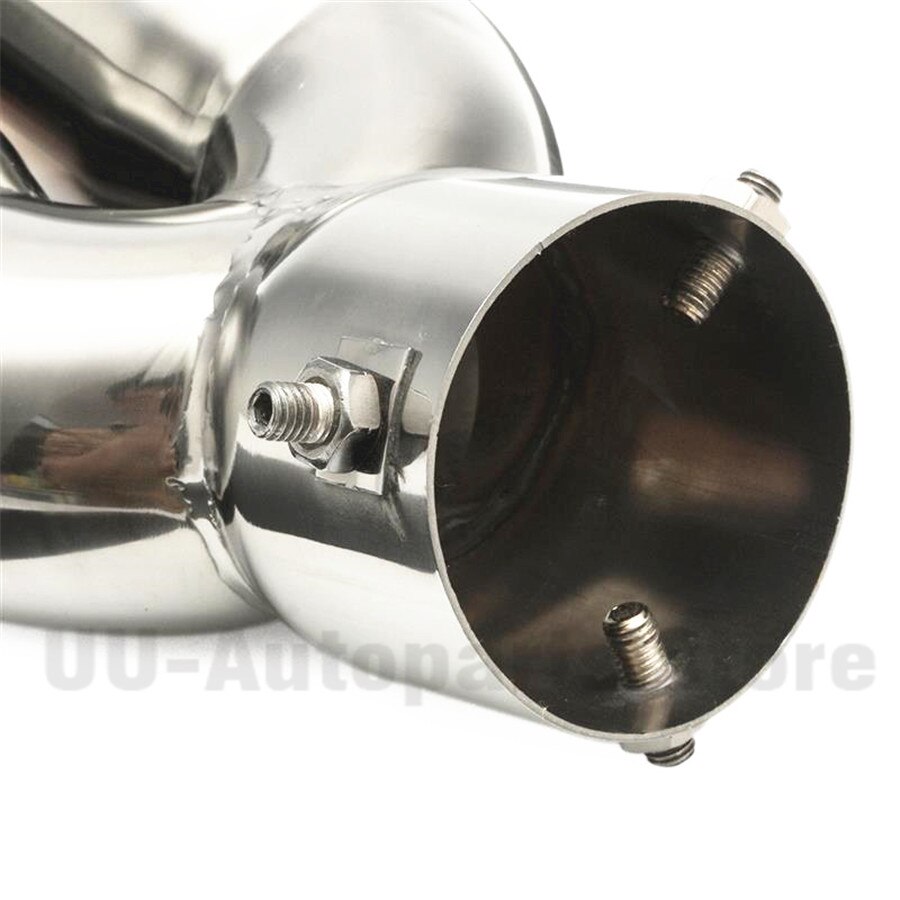 Stainless Dual Chrome Car Exhaust Pipe Muffler Tip... – Grandado