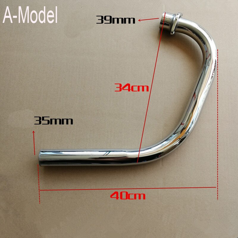 CG125 WY125 Motorcycle Exhaust Pipe Before Retro R... – Vicedeal